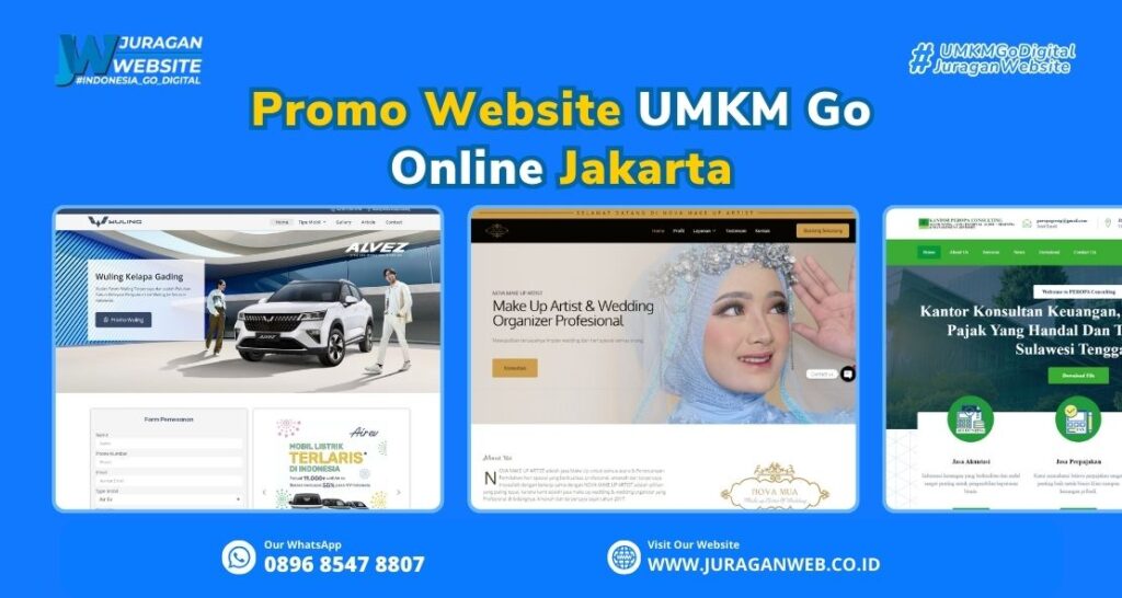 Promo Website UMKM Go Online Jakarta - Juragan Website